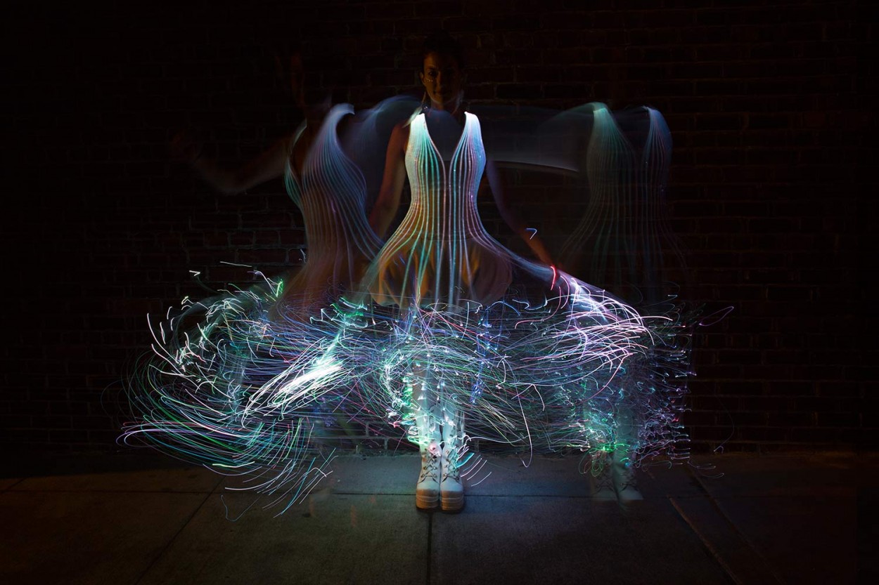Fiber Optic Dress - Natalie Walsh